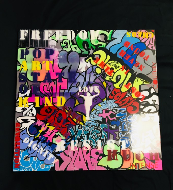 Table Beton Graffiti - Artnestor